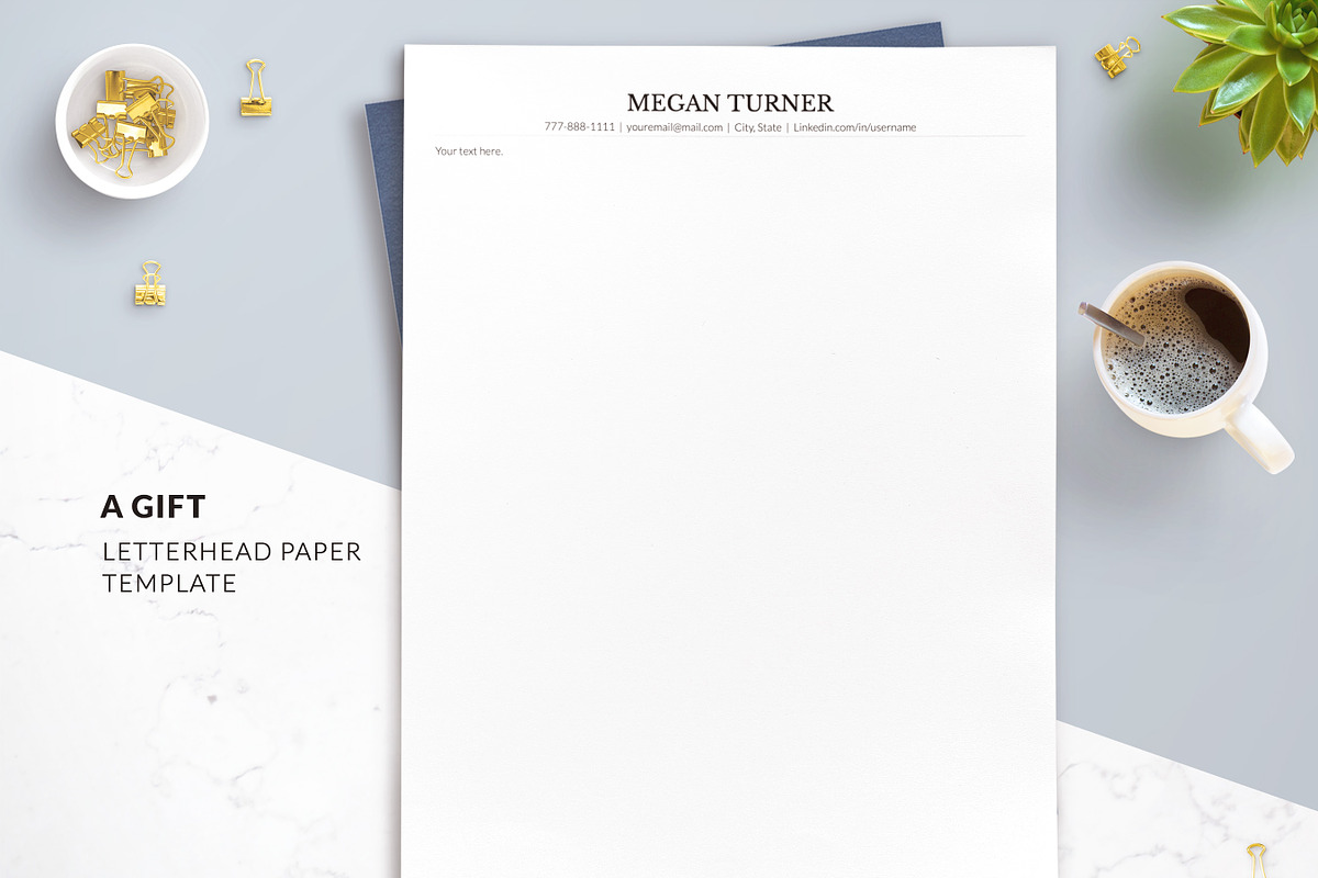 Simple Resume Template Google Docs | Creative Market