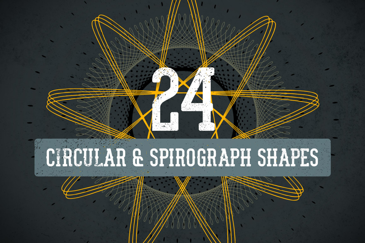 Circular & Spirograph Vector Pack 1, a Graphic by Design Panoply