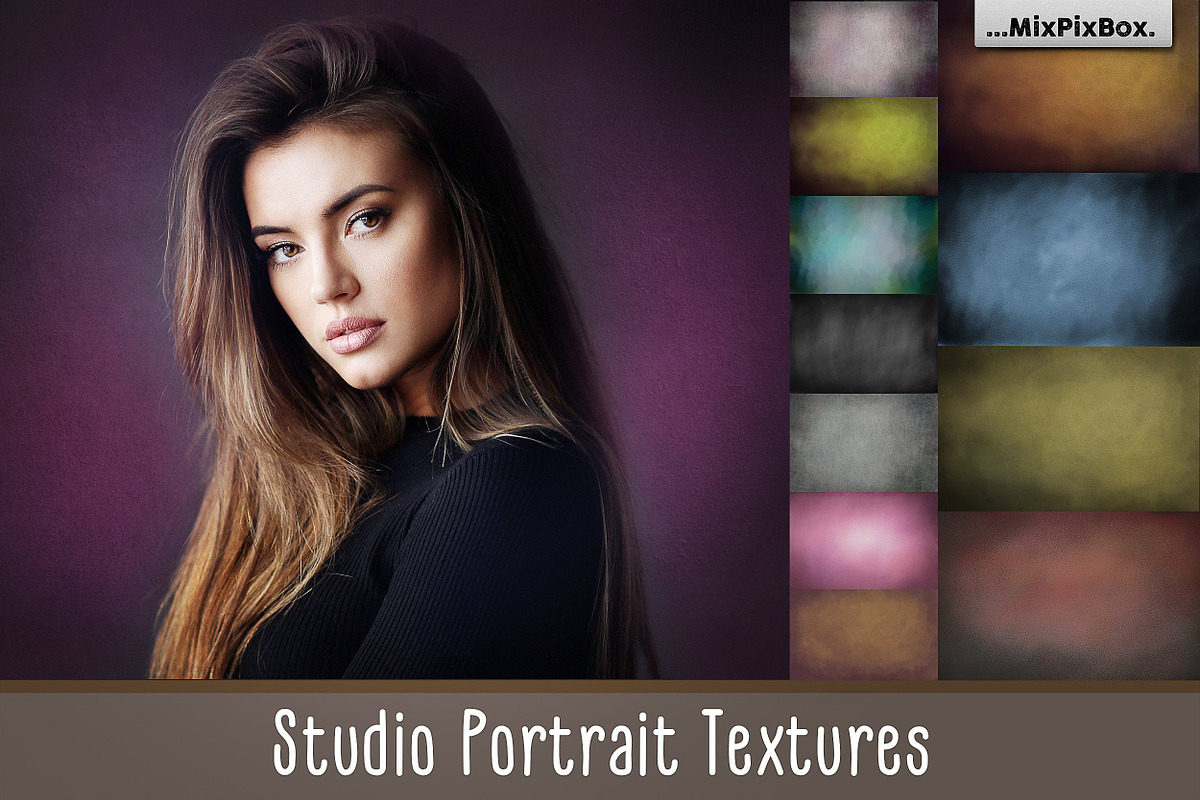 Studio Portrait Photo Textures, a Wallpaper Graphic by MixPixBox