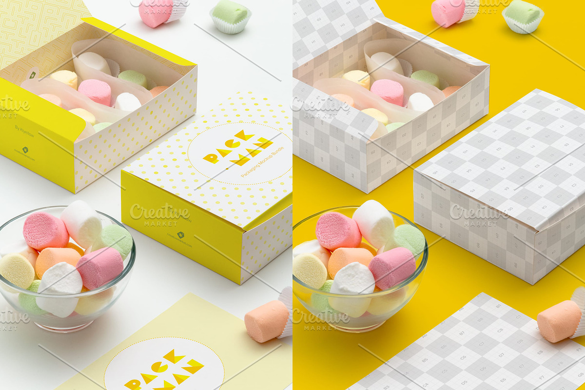 Sweet Box Mockup 04, a Packaging Mockup by Ktyellow