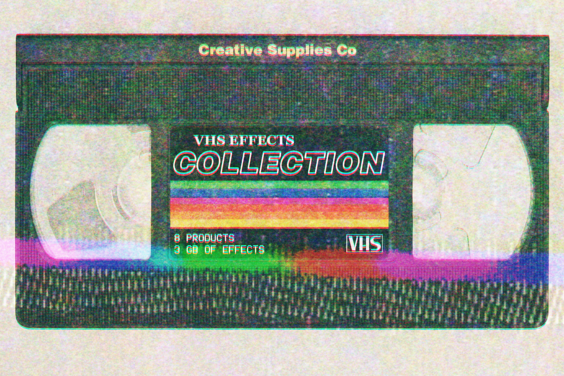 Essential VHS Photoshop Effects Pack | Creative Market