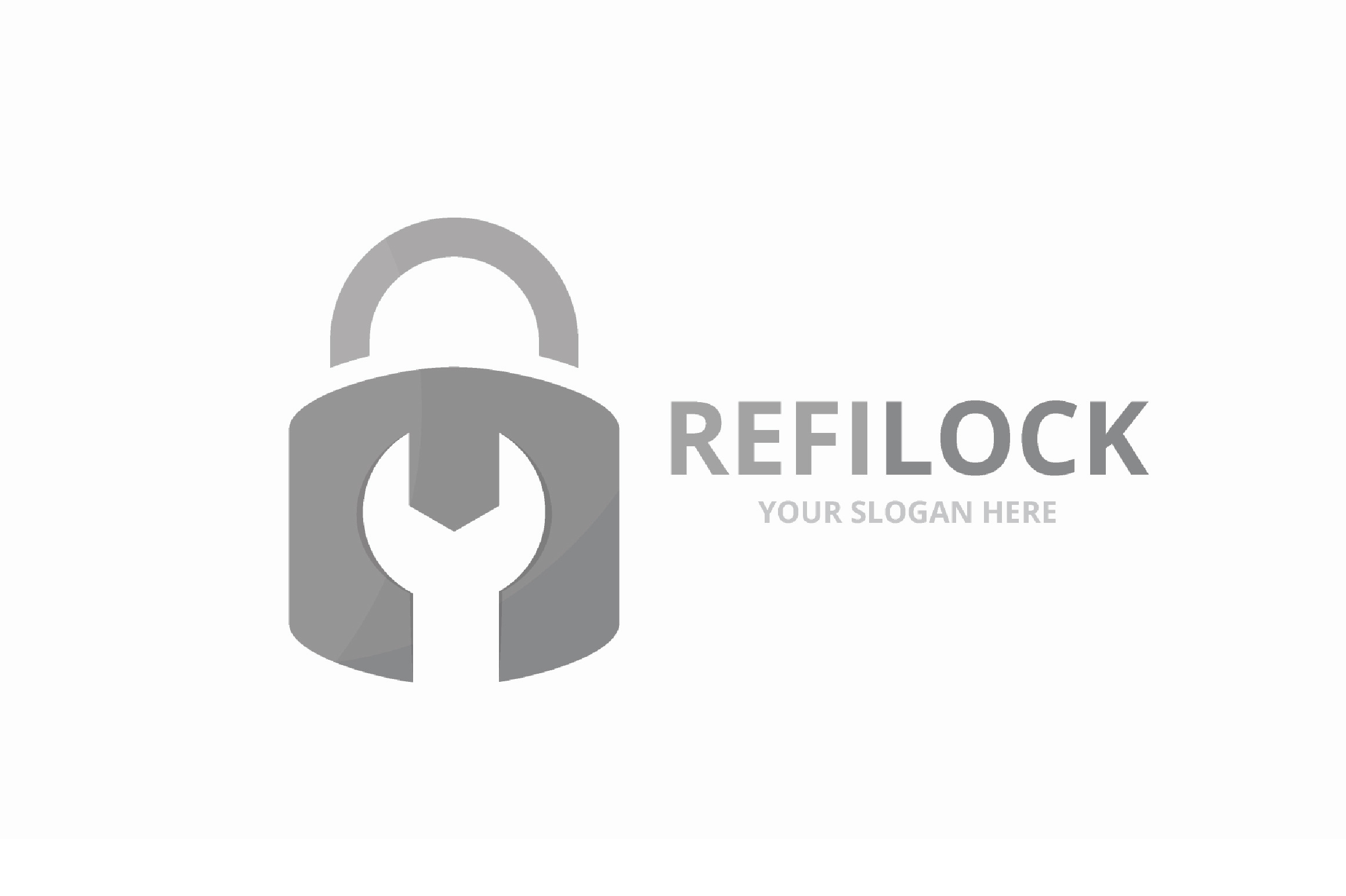 Vector lock logo combination., a Branding & Logo Template by GraphiShop ...