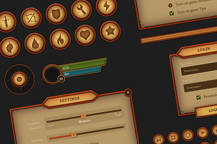 Fantasy UI - Bloodline, a Templates & Theme by EvilSystem