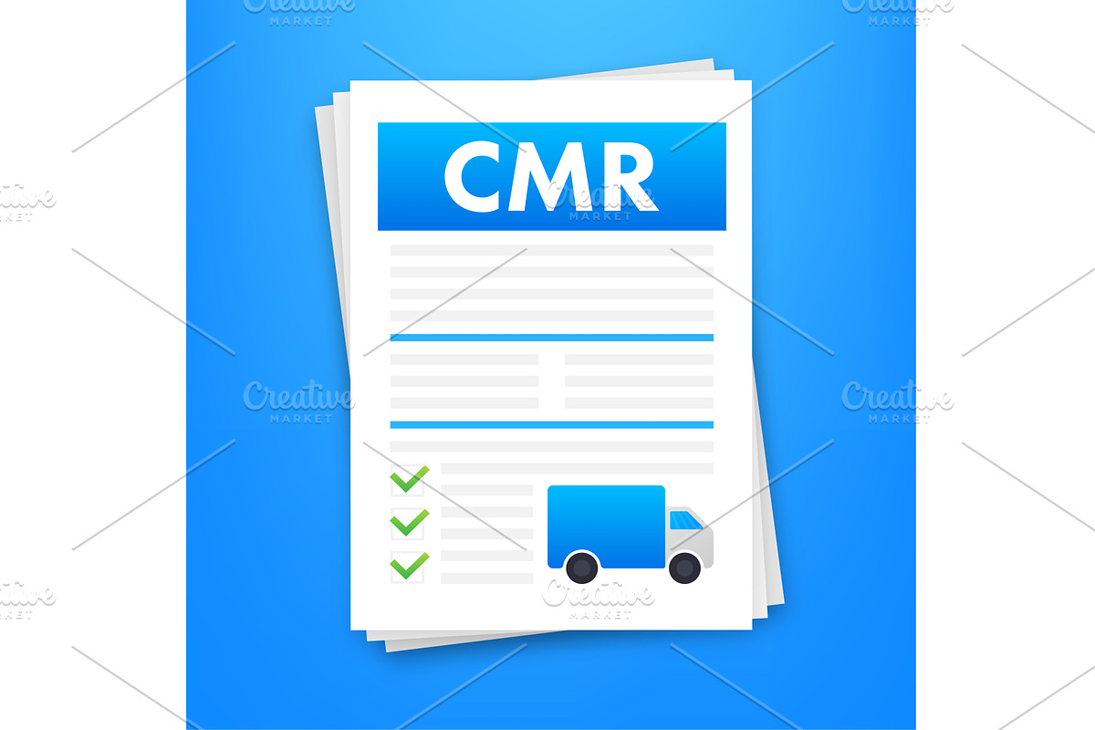 CMR transport document. Business, a Transportation Illustration by DG ...