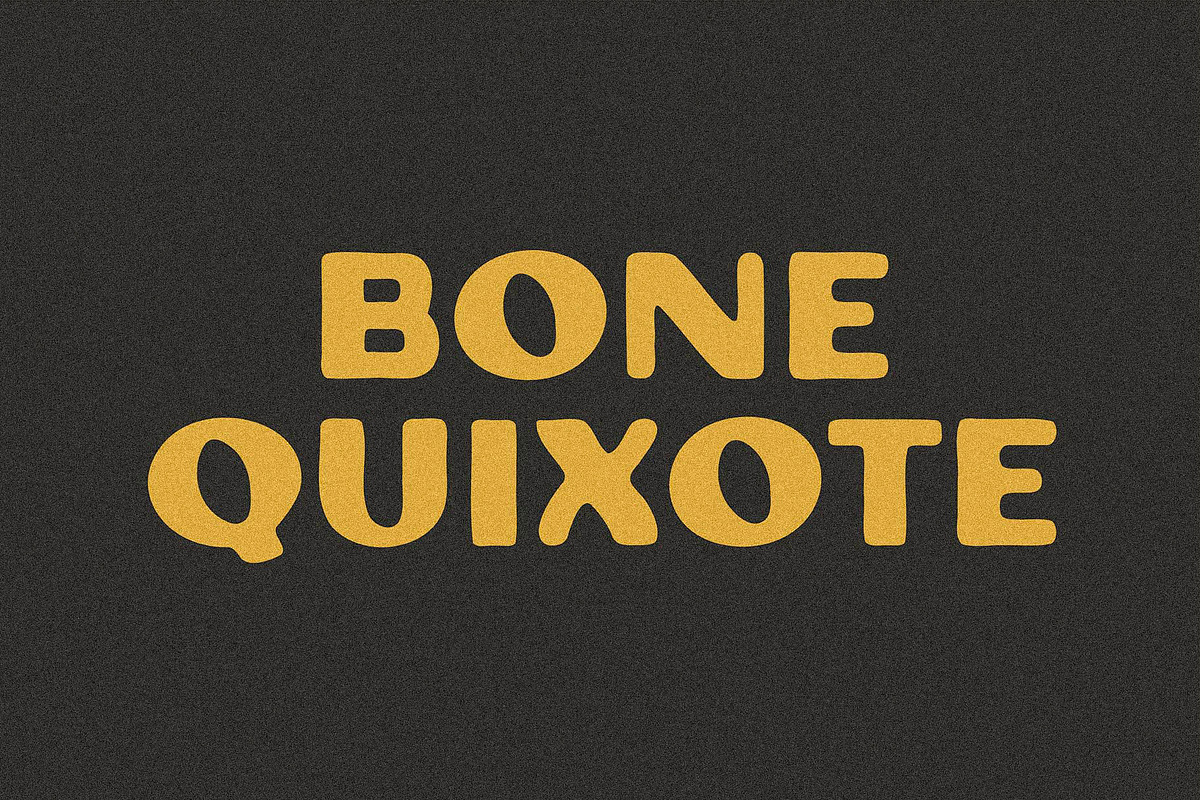 Bone Quixote I A Sans Serif Font, a Sans Serif Font by Taylor Penton