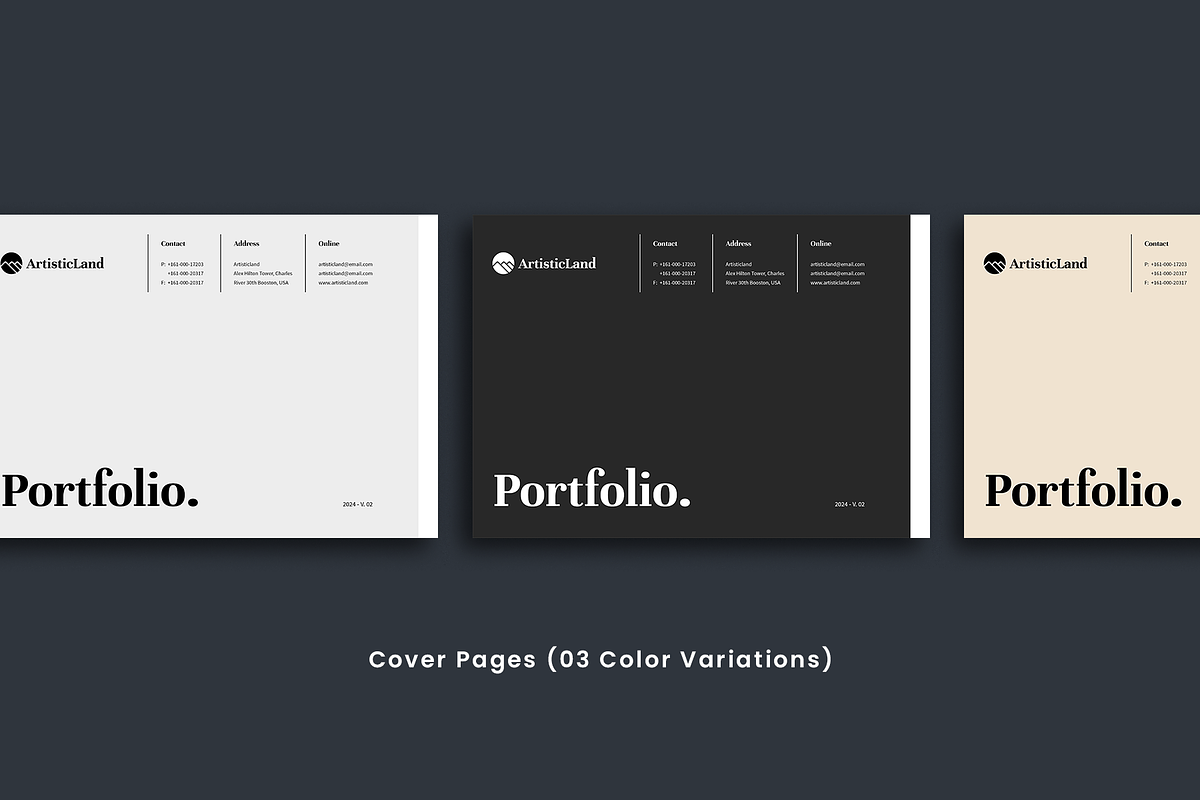 Minimal / Portfolio | Canva, PPTX, a Brochure Template by ArtisticLand
