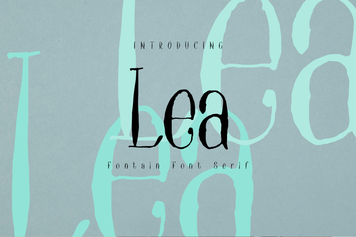 Lea Serif, a Serif Font by McJer.Studio