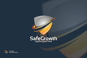 Safe Growth / Shield - Logo Template | Branding & Logo Templates ...