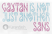 Gaytan Sans, a Font by Karandash