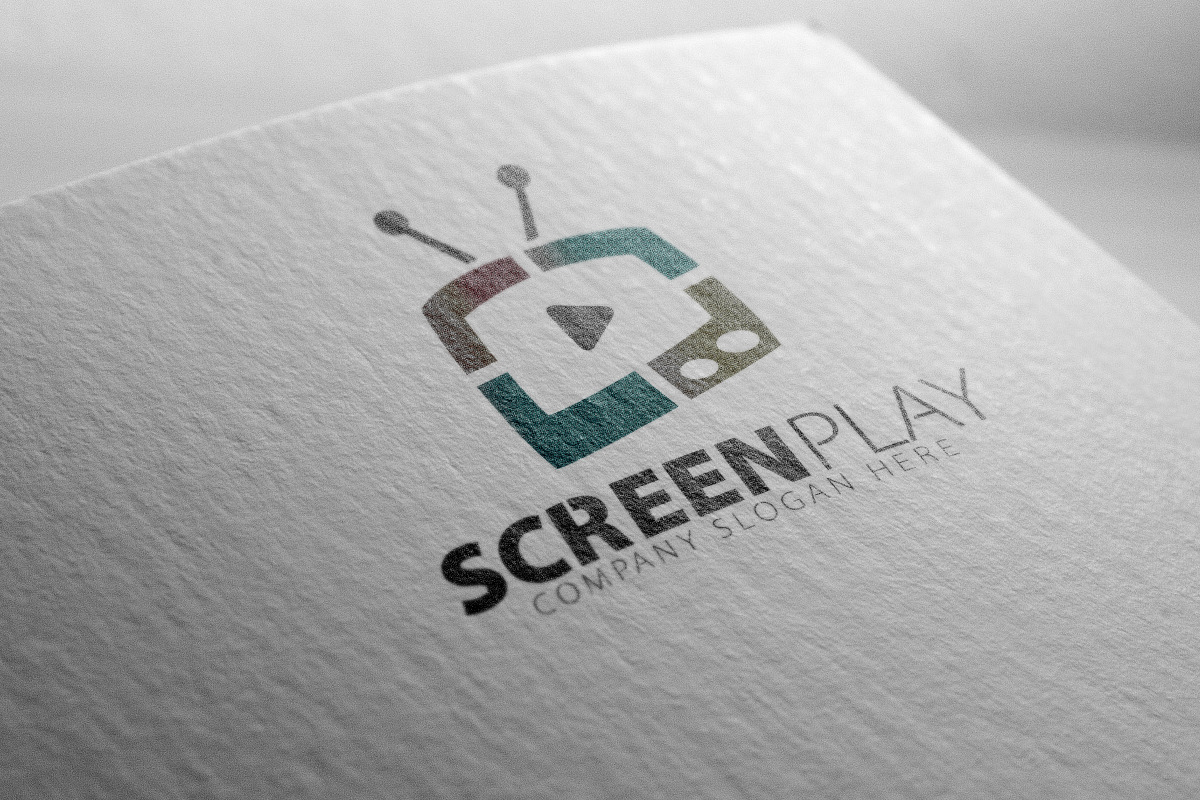 Screen Play Logo, a Branding & Logo Template by Creative Dezing