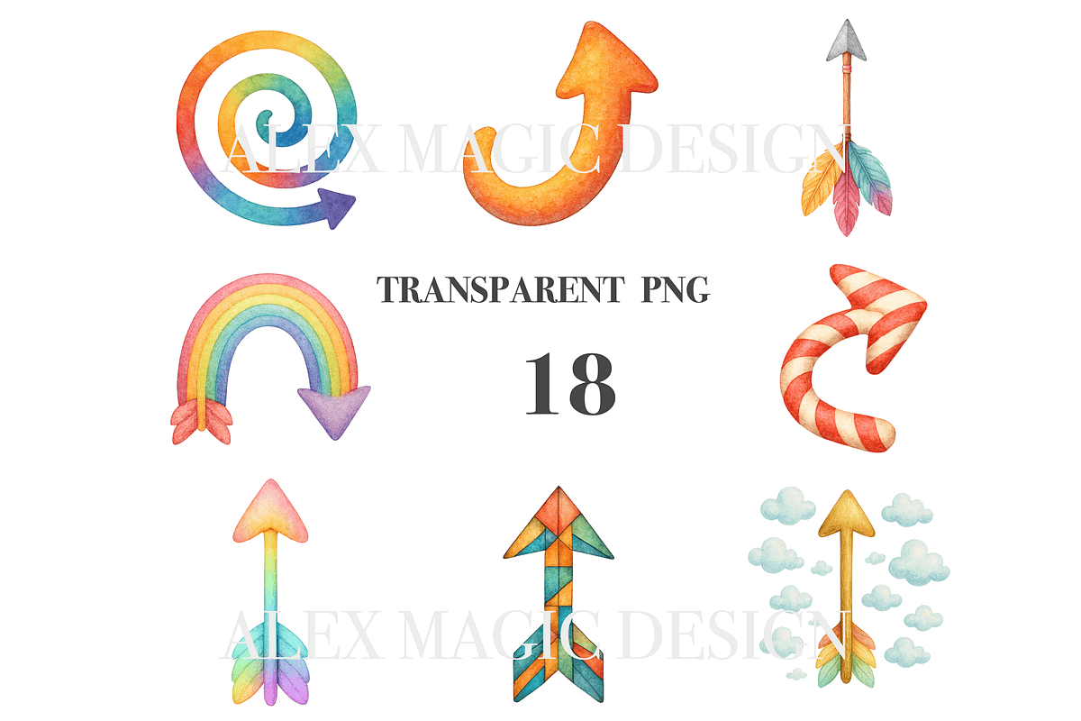 Arrow Clipart Set