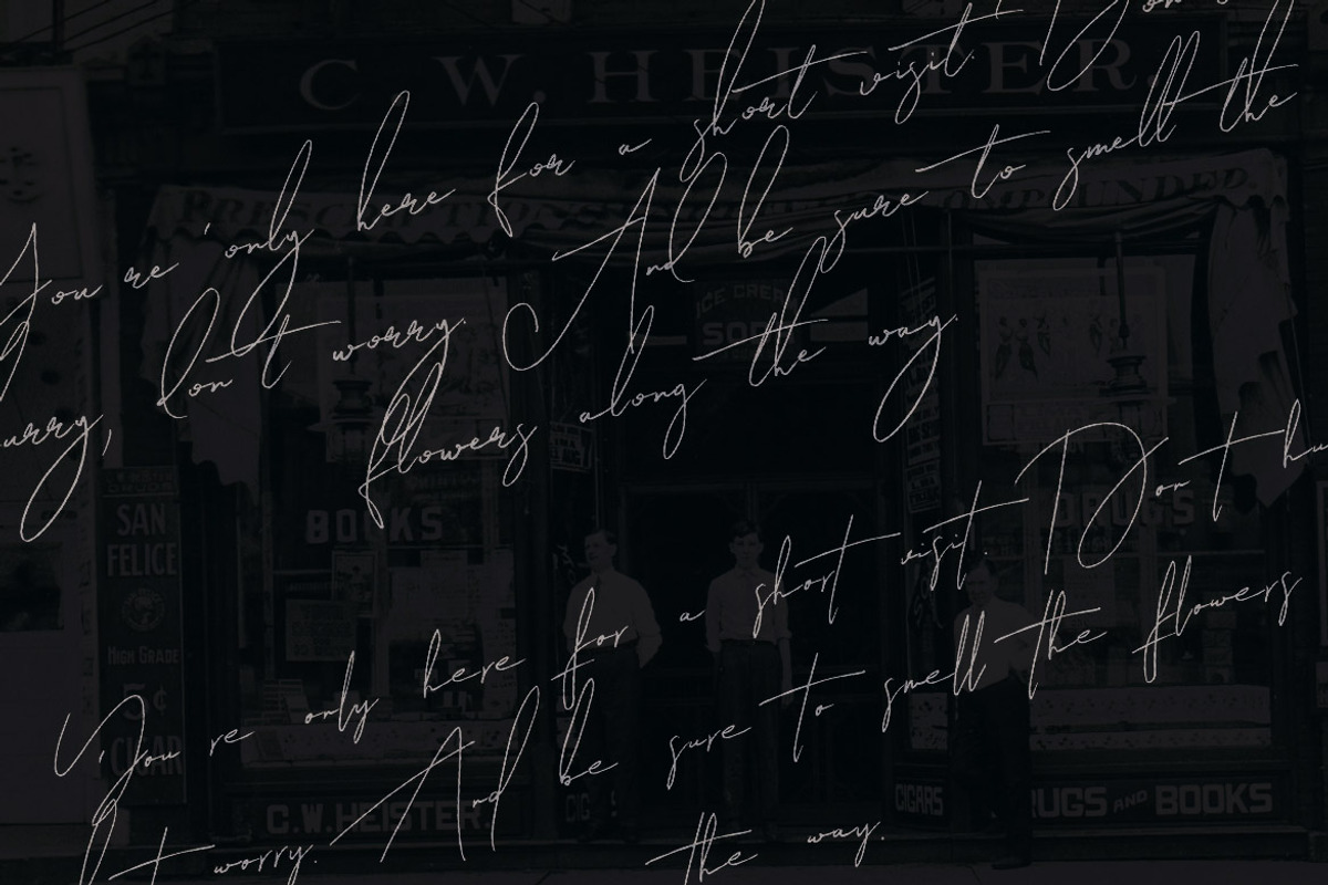 Relative Handwritten & SVG Font, a Script Font by Cruzine