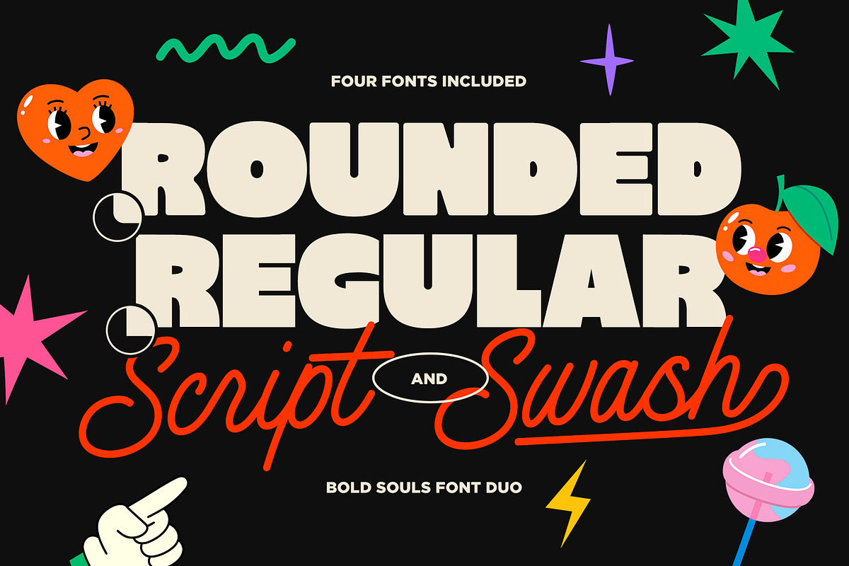 Bold Souls Font Duo, a Sans Serif Font by Sam Parrett
