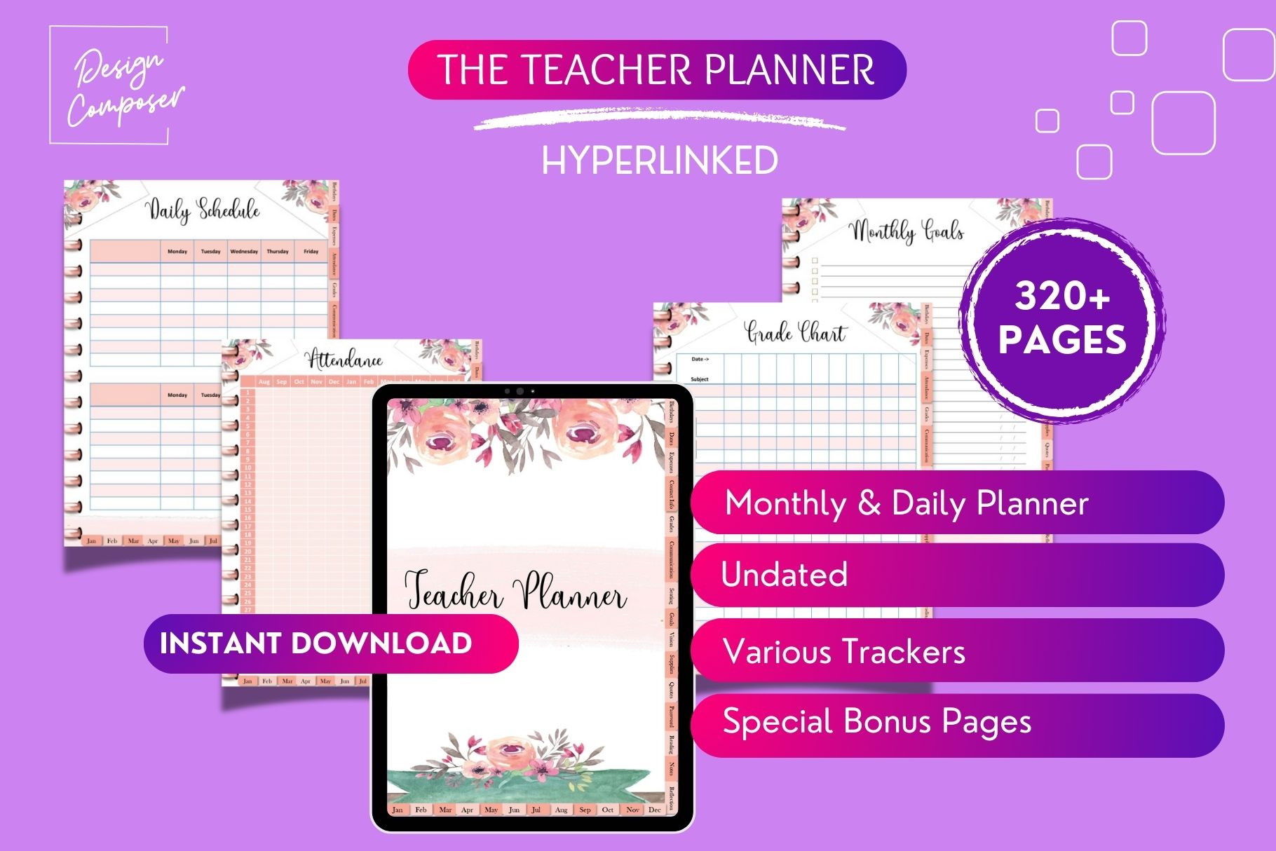 Digital Teacher Planner 2024 - 2025