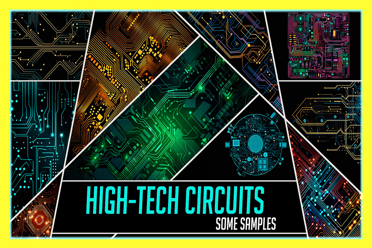 140+ High-Tech Circuits Overlays, an Object Graphic by Mikel Blazgad