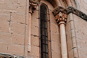 Romanesque apse in the church and museum of Holy Trinity in Atienza, an ...