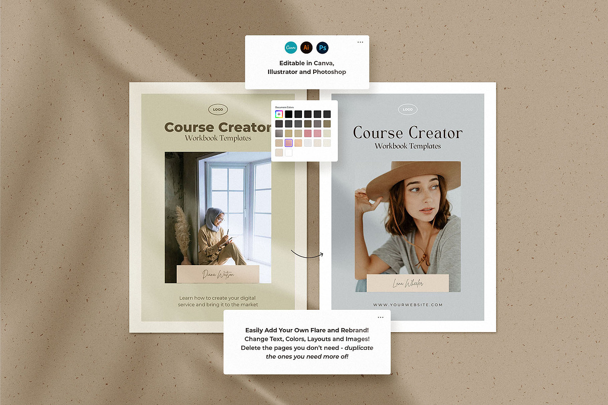 400+ Course Creator Templates CANVA, a Marketing Template by AndrewPixel