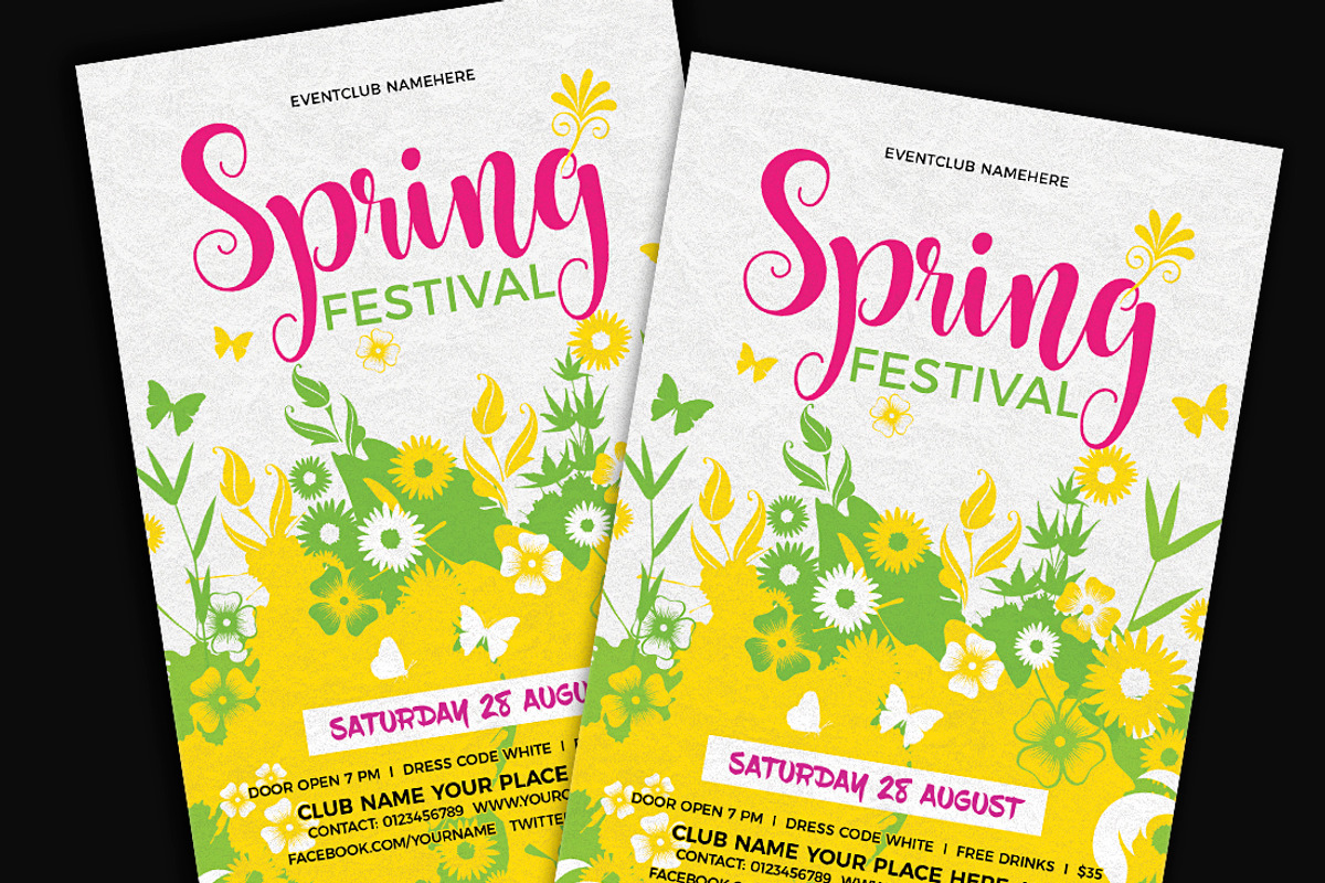 Spring Festival, a Flyer Template by DesignWorkz