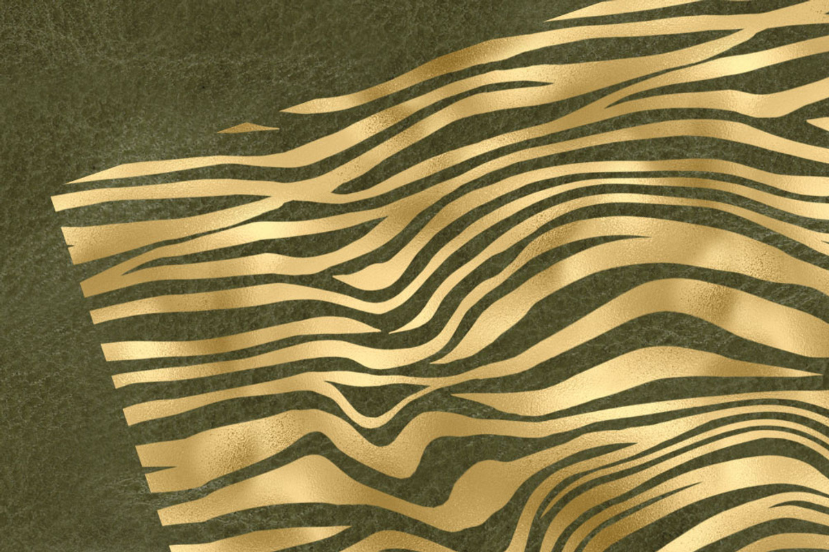 Gold Safari Animal Print Patterns, a Pattern Graphic by Digital Curio ...