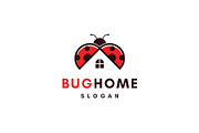Bug Home Logo, a Branding & Logo Template by Pixes | Creative Market