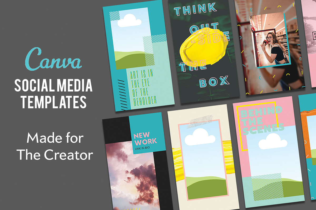 Canva Templates: The Creator, a Social Media Template by CK Design