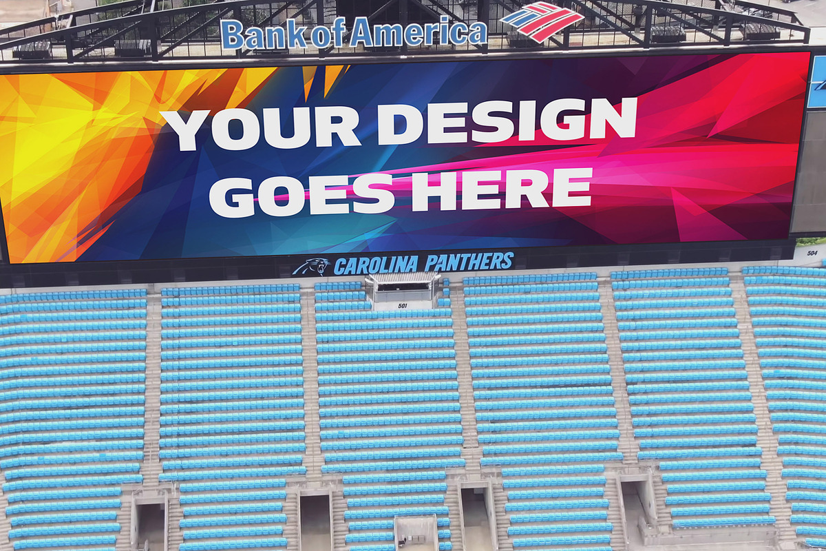 12 PSD NFL Stadium Display Mockup, a Product Mockup by Laura | Creative ...