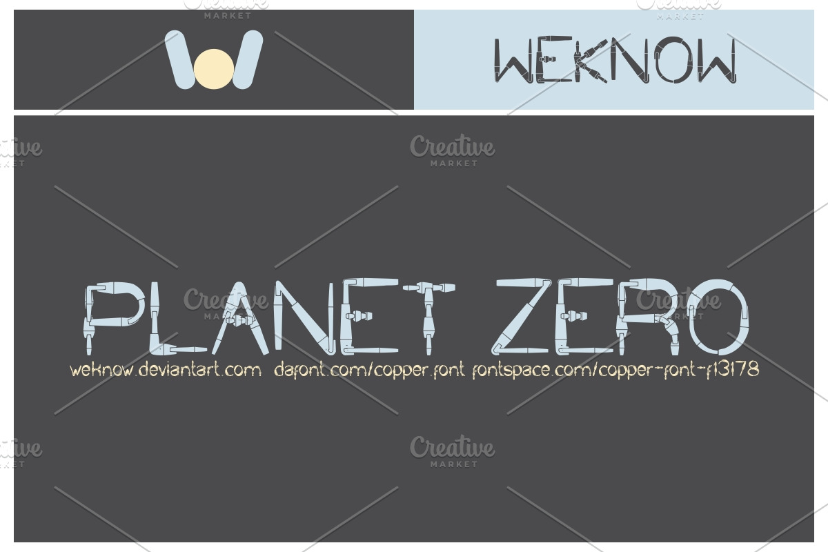 copper font | Creative Market