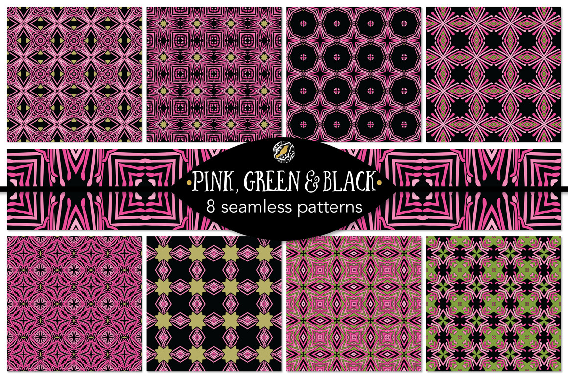 Set 54 - 8 Seamless Patterns | Graphic Patterns ~ Creative Market