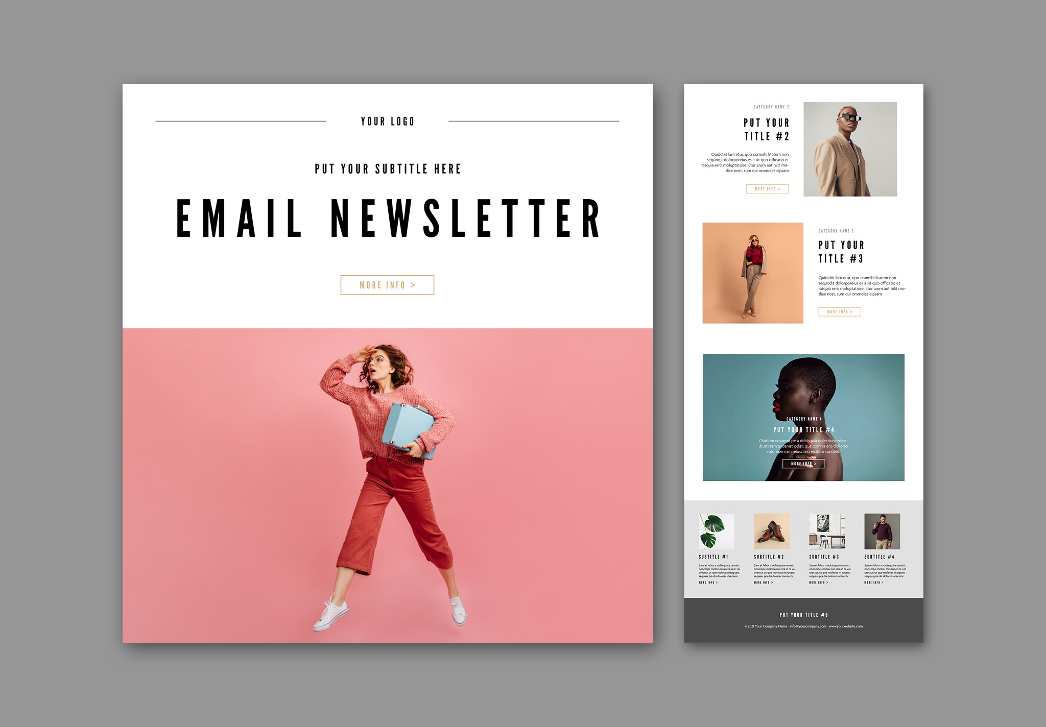 Digital Email Newsletter Layout, an Email Template by tomsarraipodesign