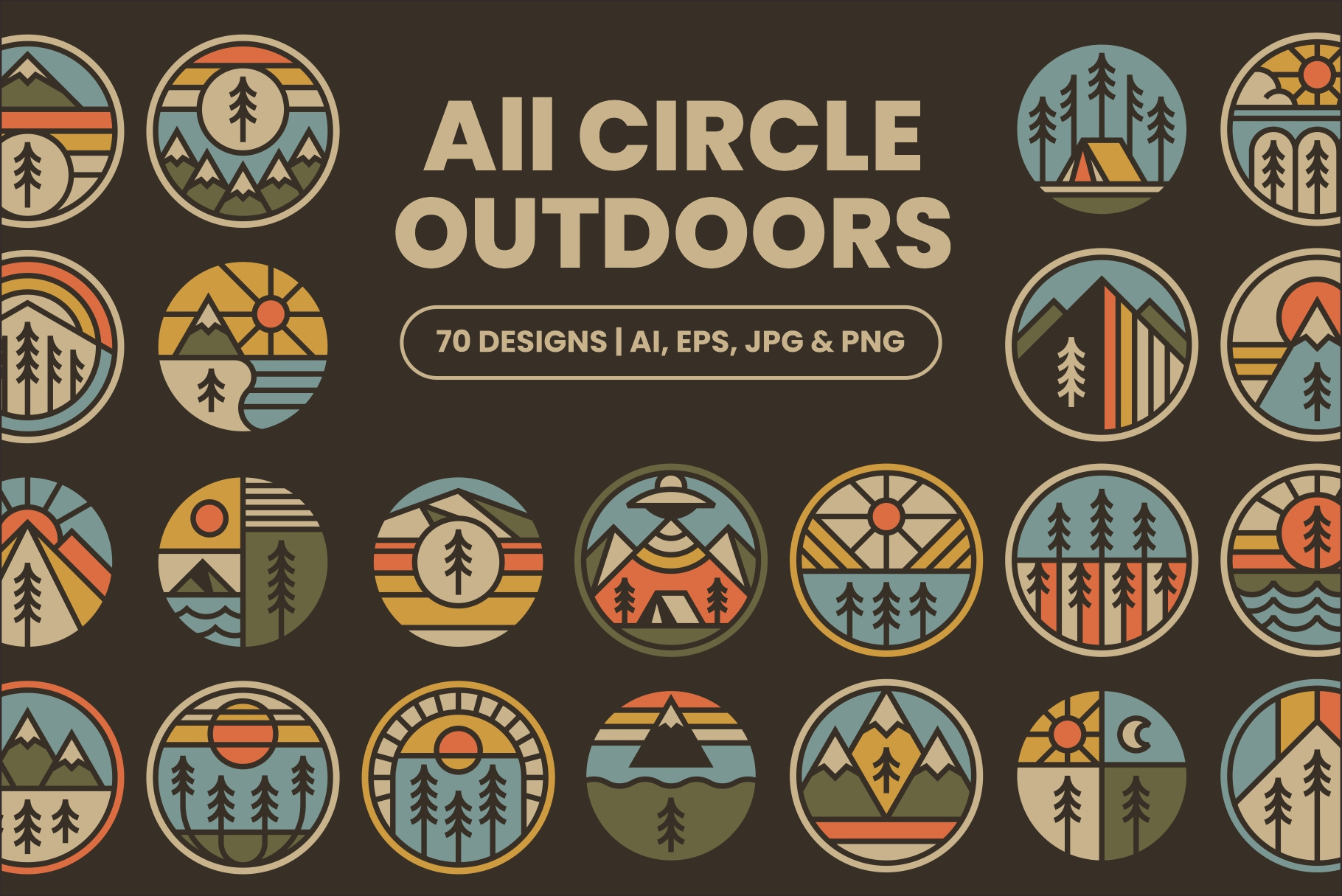 All-Circle Outdoors, an Illustration by tifftuff