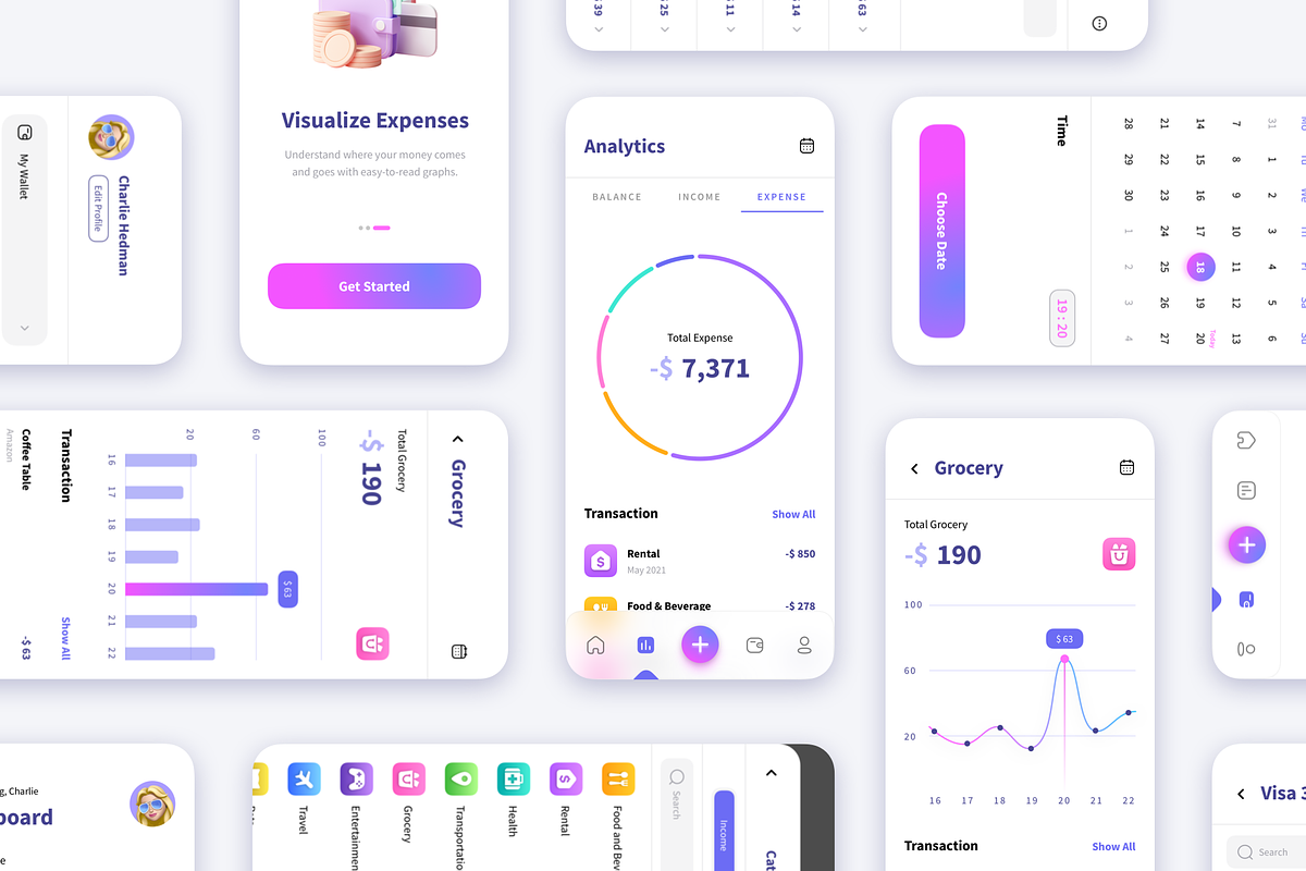 Mobile Wallet UI Kit