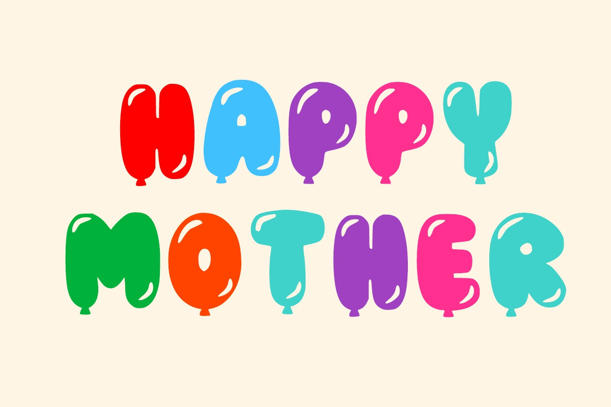 Color Party Cartoon Bubble font, a Handwritten Font by Infinity art Studio