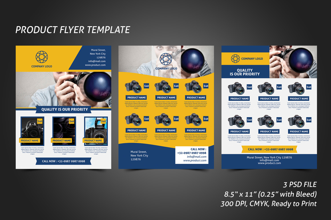 Product Flyer Template, a Flyer Template by meisuseno
