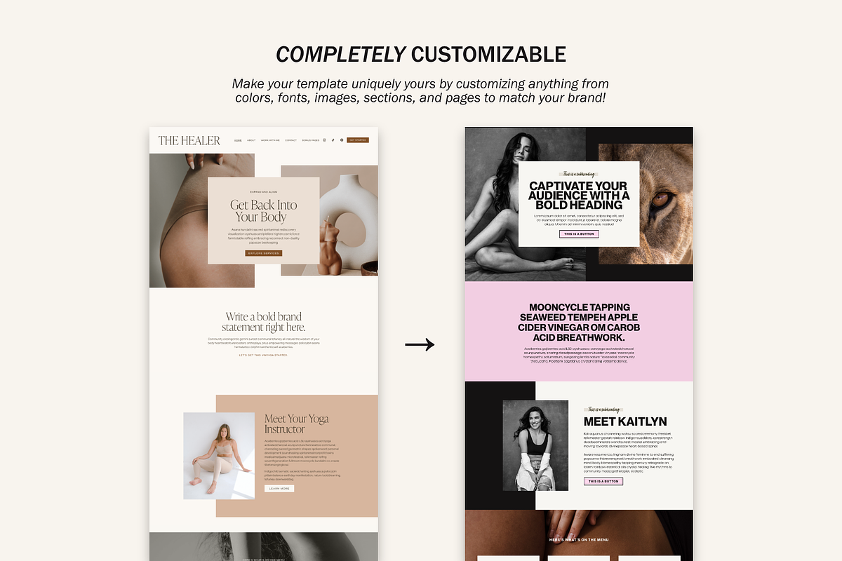 Squarespace Website Template, a Squarespace Template by Glo Design Studio