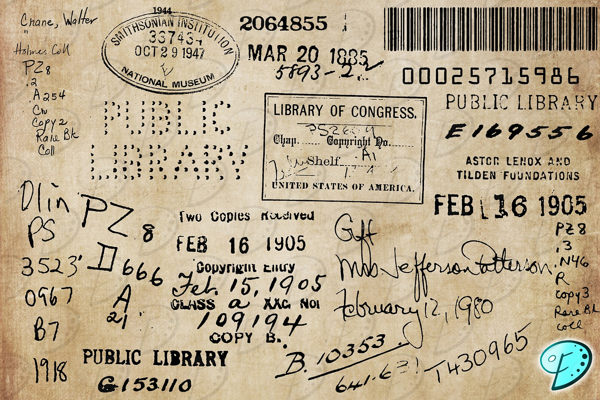 Library Book Digital Stamps PNG SVG, an Object Graphic by Emily Designs