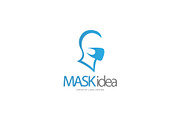 mask logo, a Branding & Logo Template by Logocreative