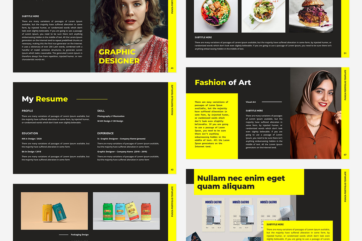 Portfolio Google Slides Template