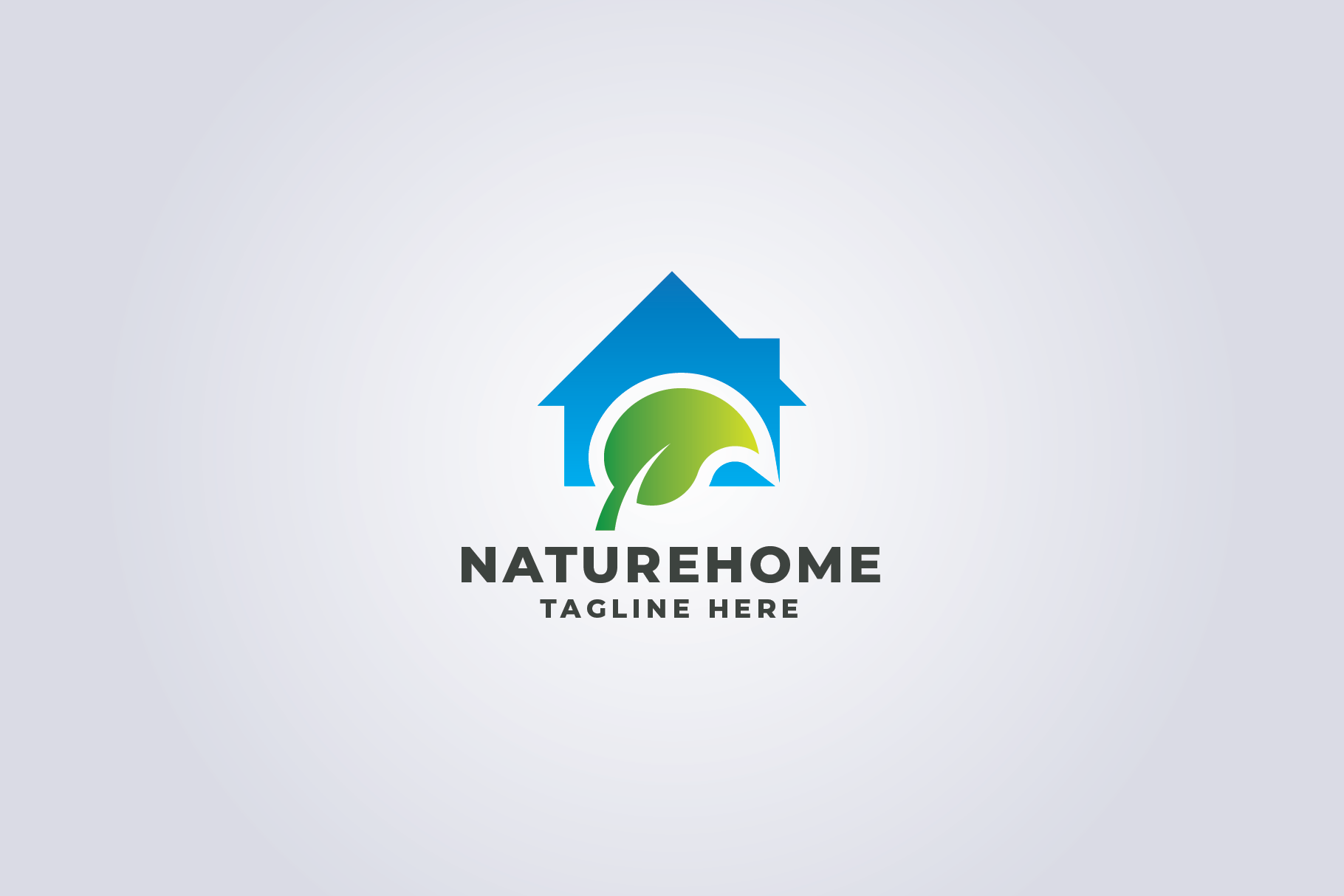 Nature Home Logo Pro Template, a Branding & Logo Template by Design_Planet