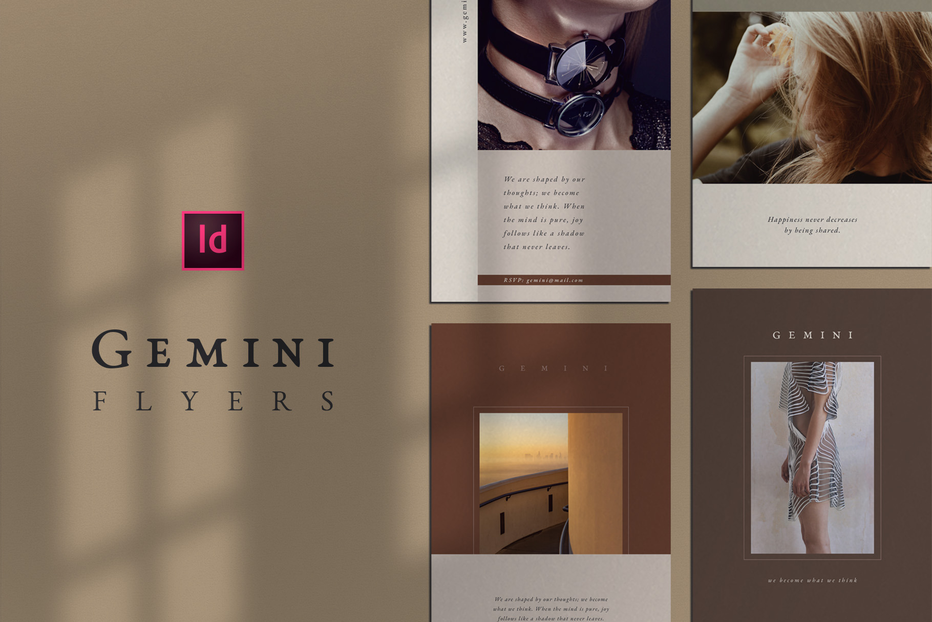 Gemini Flyer Templates, a Flyer Template by SlideStation