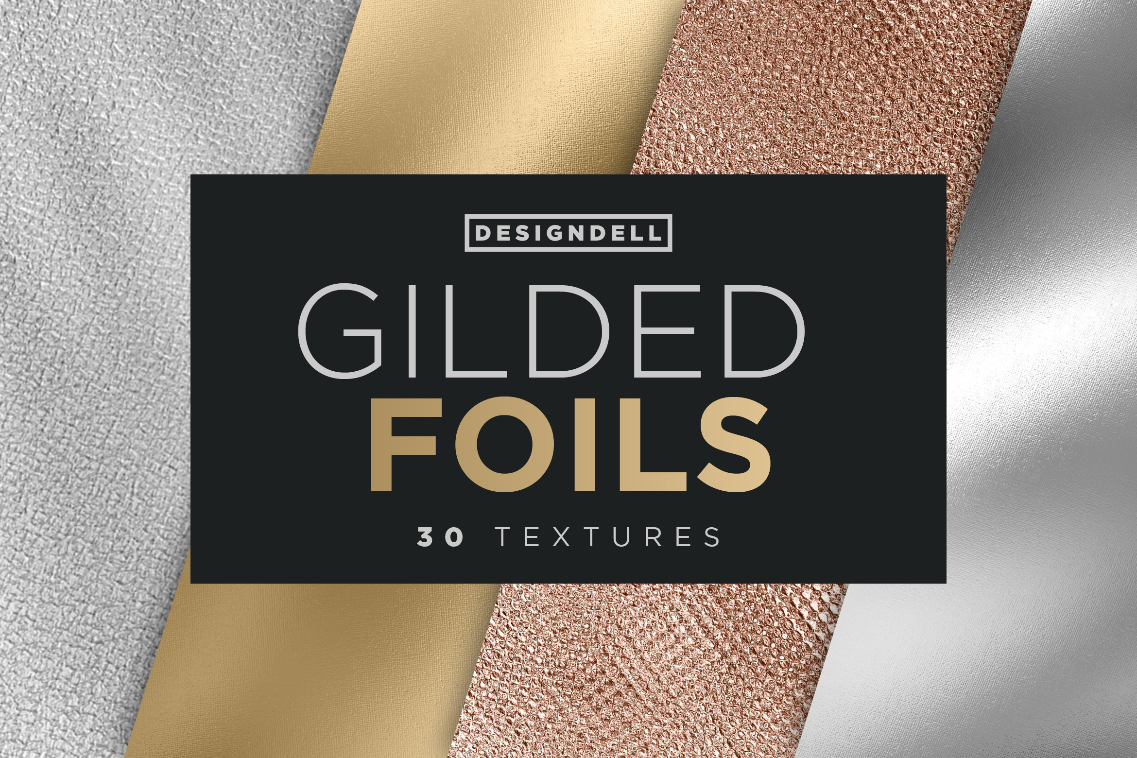 30 Gilded Foils, a Texture Graphic by Designdell