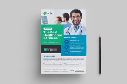 Doctor appointment poster template | Flyer Templates ~ Creative Market