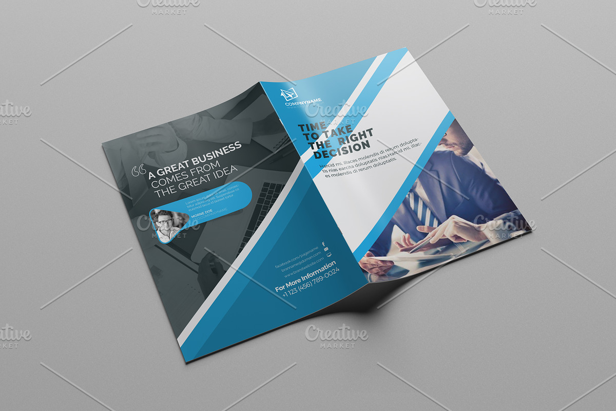 Digital Business Brochure, a Brochure Template by Cristal Pioneer