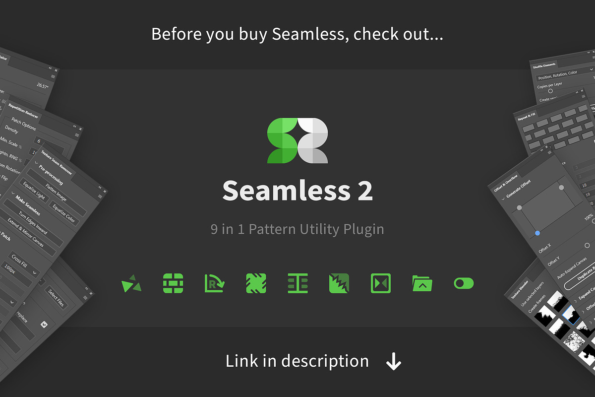 Seamless - Pattern Creation Kit, a Plug-in Add-On by h3design