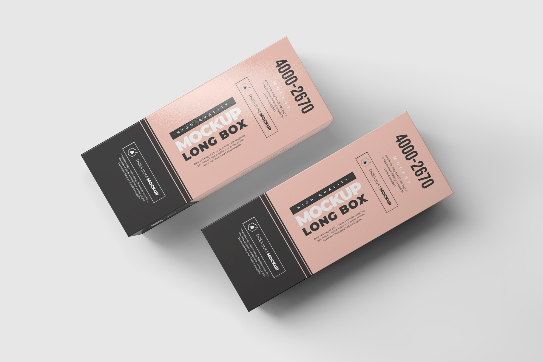 Long Box Mock-up 3, a Cups & Container Mockup by Nevada63