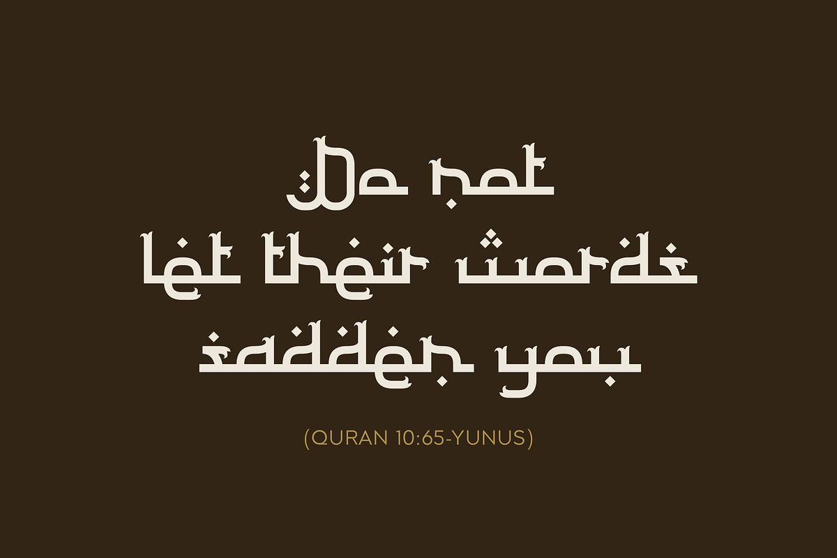 Jamillah - Arabic Typeface, a Font by Imoodev