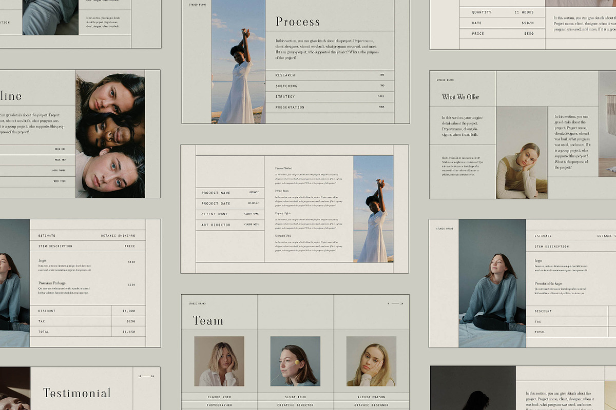 PANDORA I Brand Proposal I Canva, a Magazine Template by Studio Brand