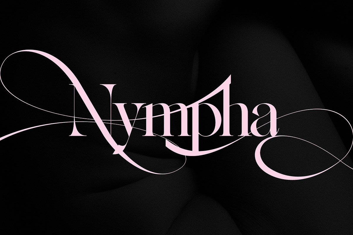 Nympha Luxurious Font - Regular