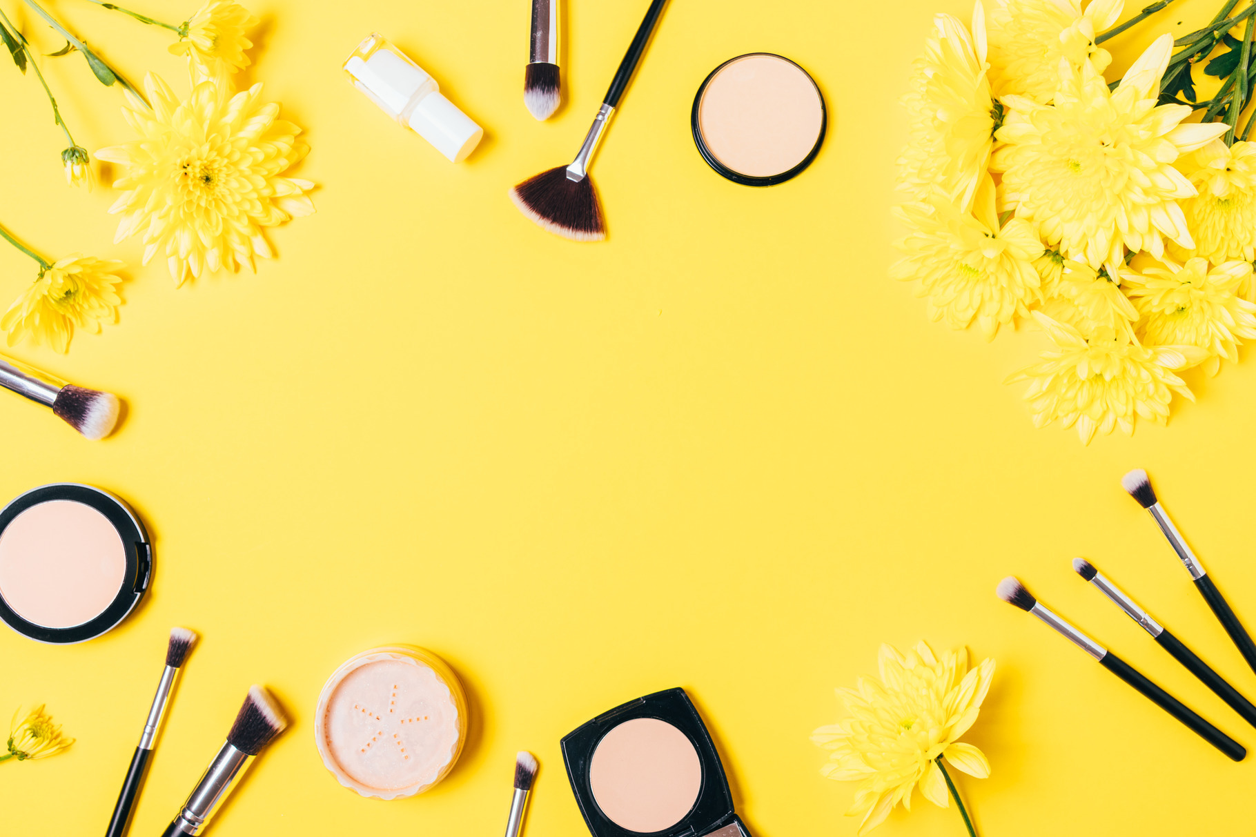 Makeup background from powders, a Beauty & Fashion Photo by progressman ...