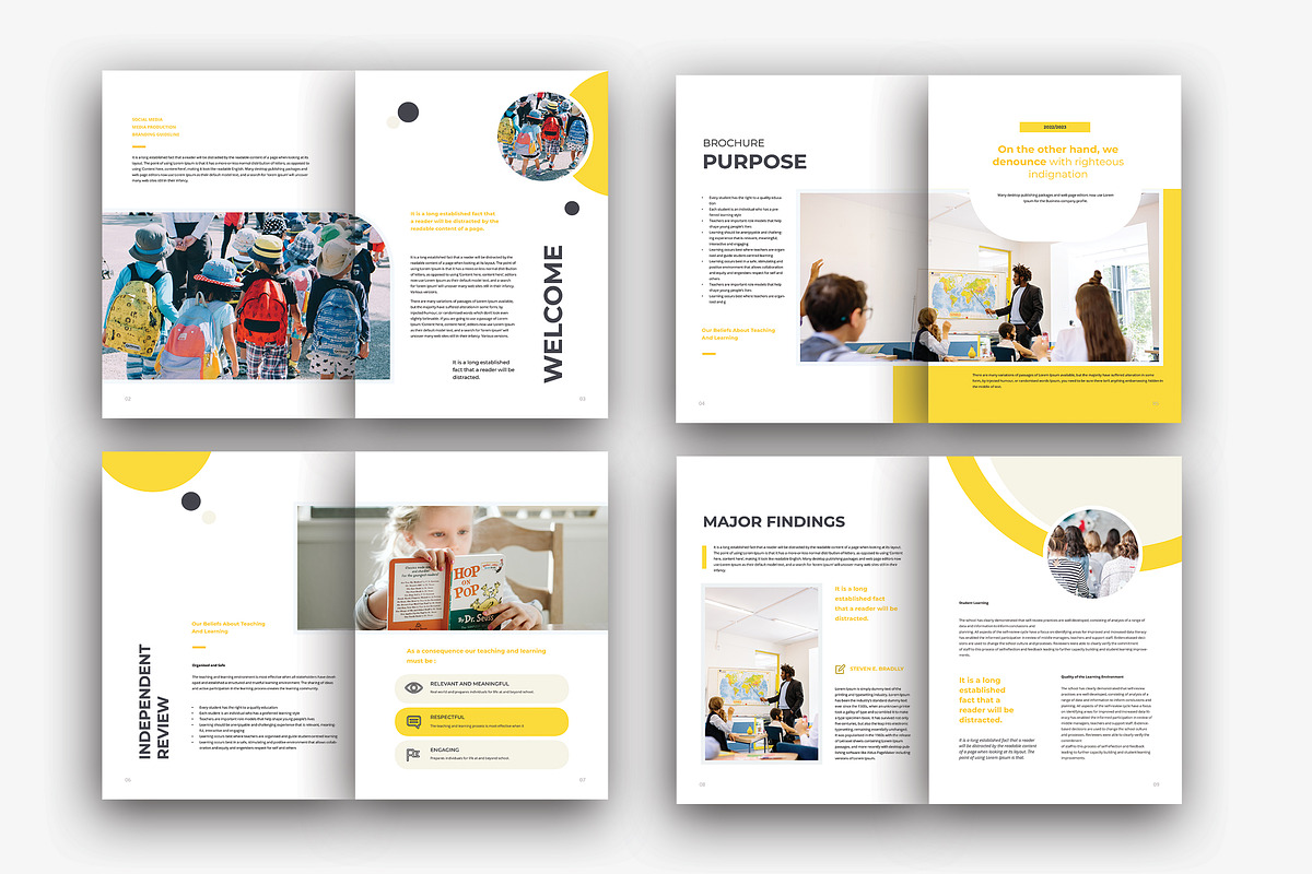 Education Plan Brochure Template, a Brochure Template by TMint Play