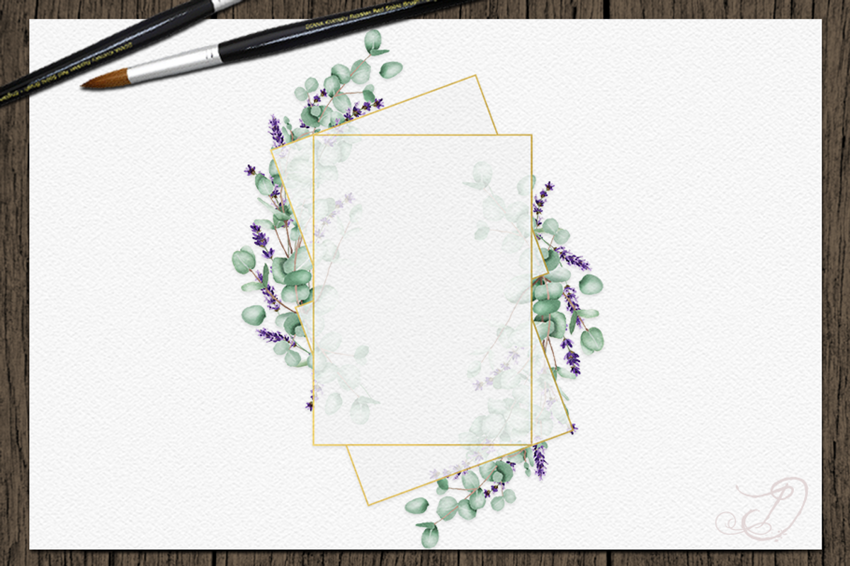 Eucalyptus Lavender Illustration, a Decorative Illustration by DioFlow